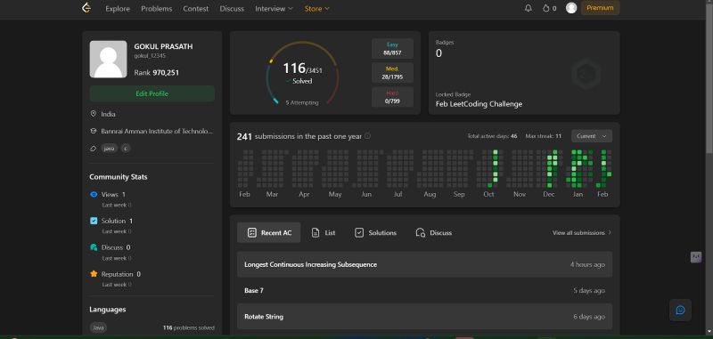 #leetcode #codingchallenge #100daysofcode #problemsolving #keeplearning ... #leetcode #codingchallenge #100daysofcode #problemsolving #keeplearning ...