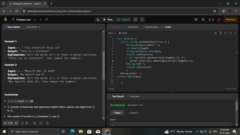 YOGESHWARAN.M _ on LinkedIn: #leetcode #string #problemsolving #coding ... YOGESHWARAN.M _ on LinkedIn: #leetcode #string #problemsolving #coding ...
