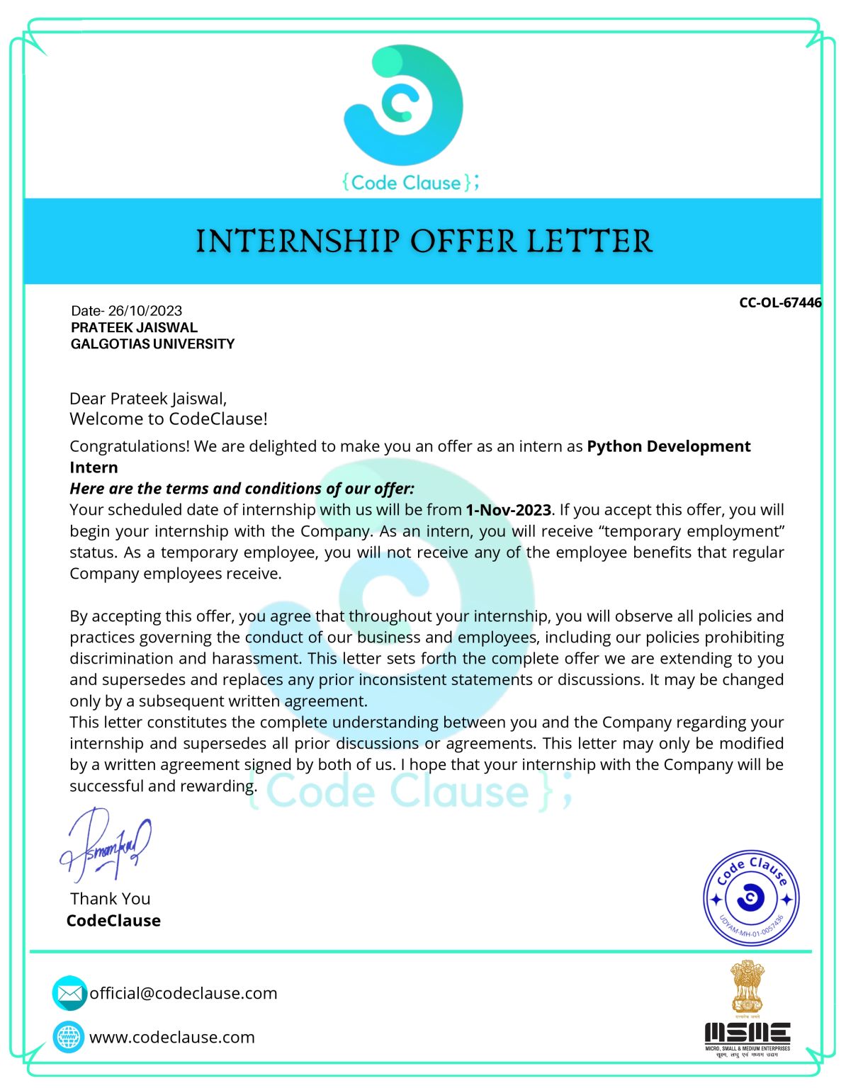 Prateek Jaiswal on LinkedIn: #codeclause #codeclauseinternship # ... Prateek Jaiswal on LinkedIn: #codeclause #codeclauseinternship # ...
