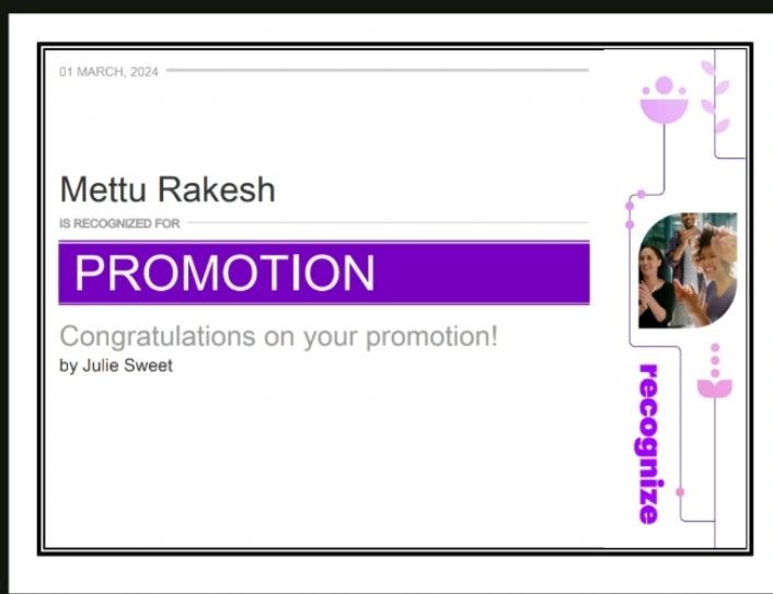 Mettu Rakesh on LinkedIn: #careerprogression #promotion # ... Mettu Rakesh on LinkedIn: #careerprogression #promotion # ...