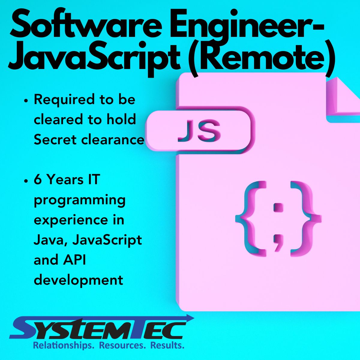 SYSTEMTEC on LinkedIn: #javascriptjobs #javascript #javascriptdeveloper ... SYSTEMTEC on LinkedIn: #javascriptjobs #javascript #javascriptdeveloper ...