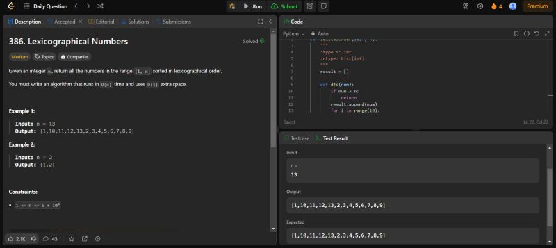Kusumitha jujaru on LinkedIn: 📌 Lexicographical Order Problem - Coding ... Kusumitha jujaru on LinkedIn: 📌 Lexicographical Order Problem - Coding ...