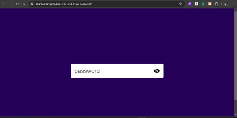 Sourav M on LinkedIn: #webdevelopment #javascript #passwordsecurity # ... Sourav M on LinkedIn: #webdevelopment #javascript #passwordsecurity # ...