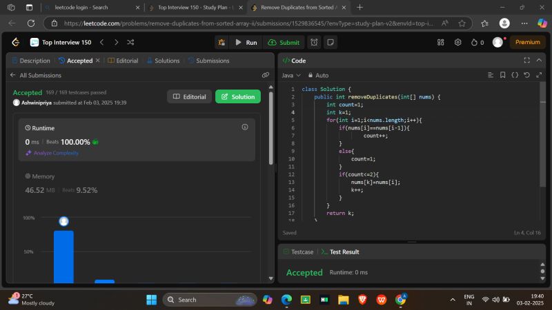 Ashwinipriya HN on LinkedIn: #coding #leetcode #java #problemsolving # ... Ashwinipriya HN on LinkedIn: #coding #leetcode #java #problemsolving # ...