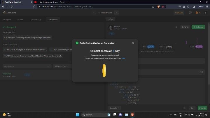 Ajay Mondal on LinkedIn: #leetcode #codingchallenge #c #coding Ajay Mondal on LinkedIn: #leetcode #codingchallenge #c #coding