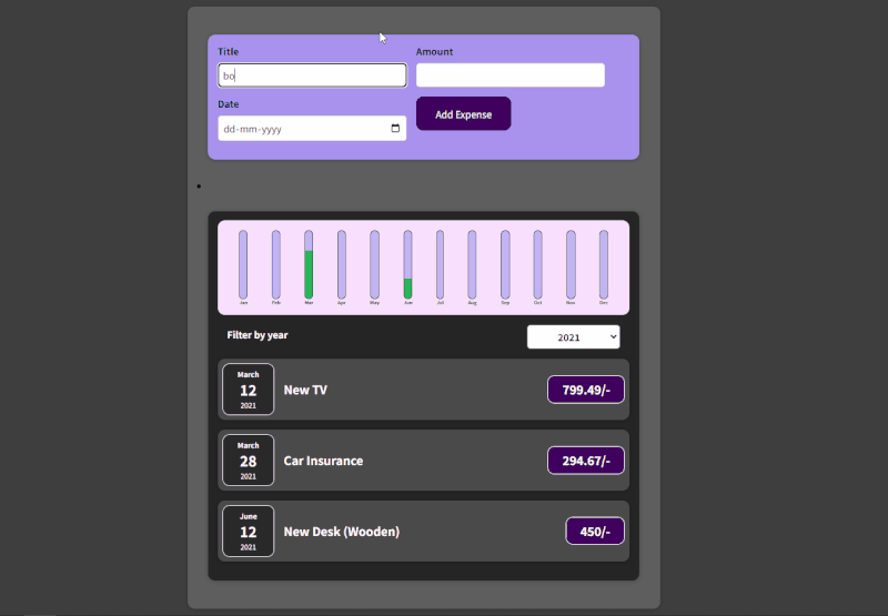 Launched my React app with Expense tracker | Hiron saha posted on the ... Launched my React app with Expense tracker | Hiron saha posted on the ...