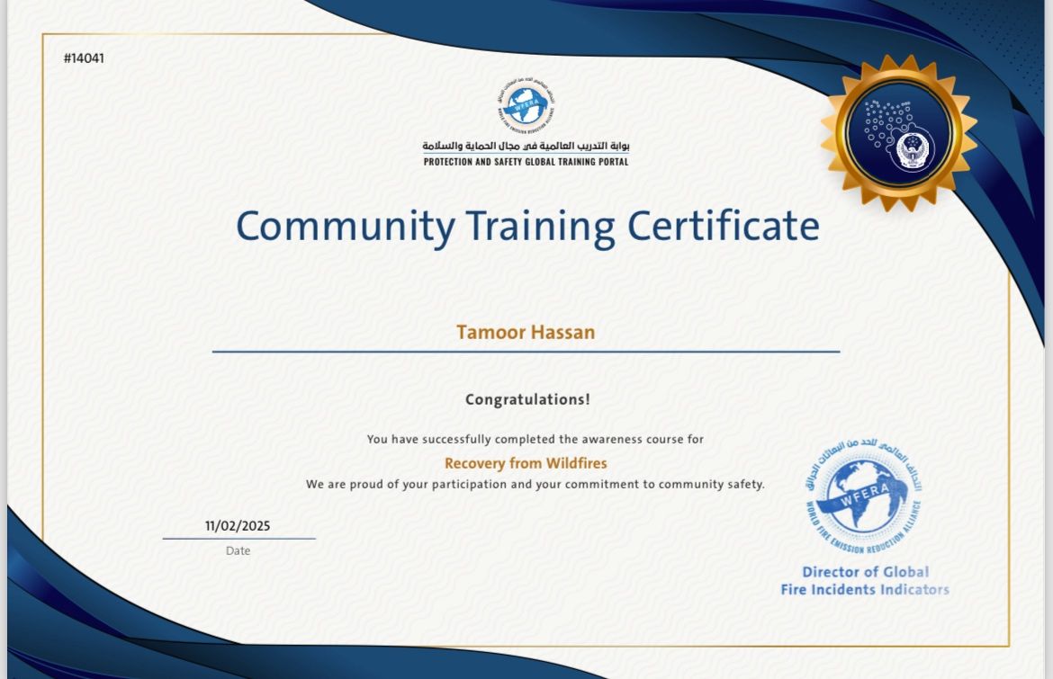#firesafety #wildfiresafety #communitytraining #staysafe | Tamoor Hassan #firesafety #wildfiresafety #communitytraining #staysafe | Tamoor Hassan