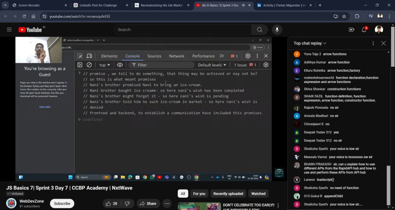 Chetan Majumdar on LinkedIn: #nxtwave #codesprint #javascript # ... Chetan Majumdar on LinkedIn: #nxtwave #codesprint #javascript # ...