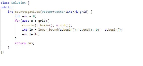Biplob Dash on LinkedIn: LeetCode Problem: 1351. Count Negative Numbers ... Biplob Dash on LinkedIn: LeetCode Problem: 1351. Count Negative Numbers ...