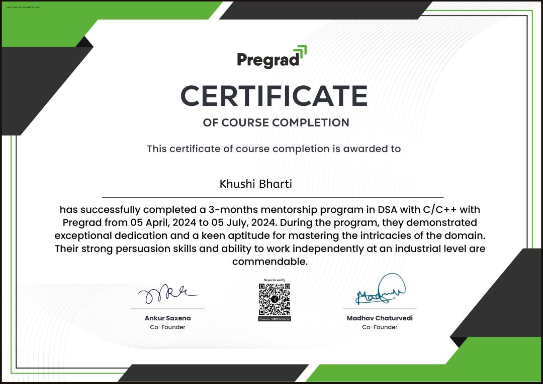 Khushi Bharti on LinkedIn: #datastructures #algorithms #cplusplus # ... Khushi Bharti on LinkedIn: #datastructures #algorithms #cplusplus # ...
