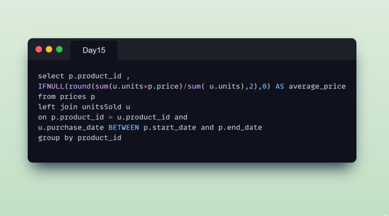 Nishant Bahakar on LinkedIn: #day15 #sql #sqlchallenge #sqlinterview # ... Nishant Bahakar on LinkedIn: #day15 #sql #sqlchallenge #sqlinterview # ...