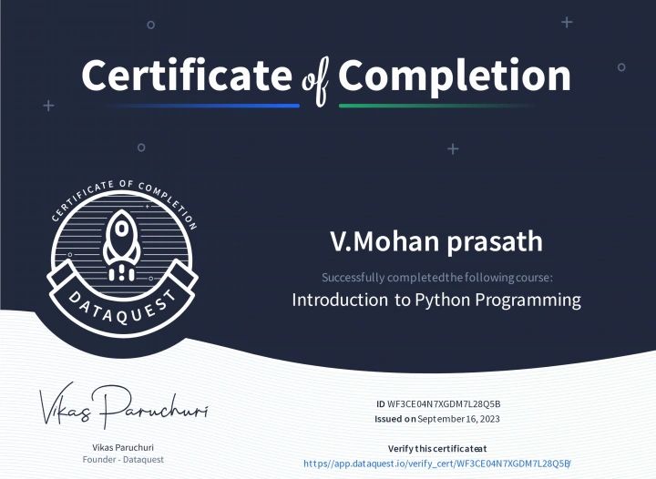 Mohan Prasath posted on LinkedIn Mohan Prasath posted on LinkedIn