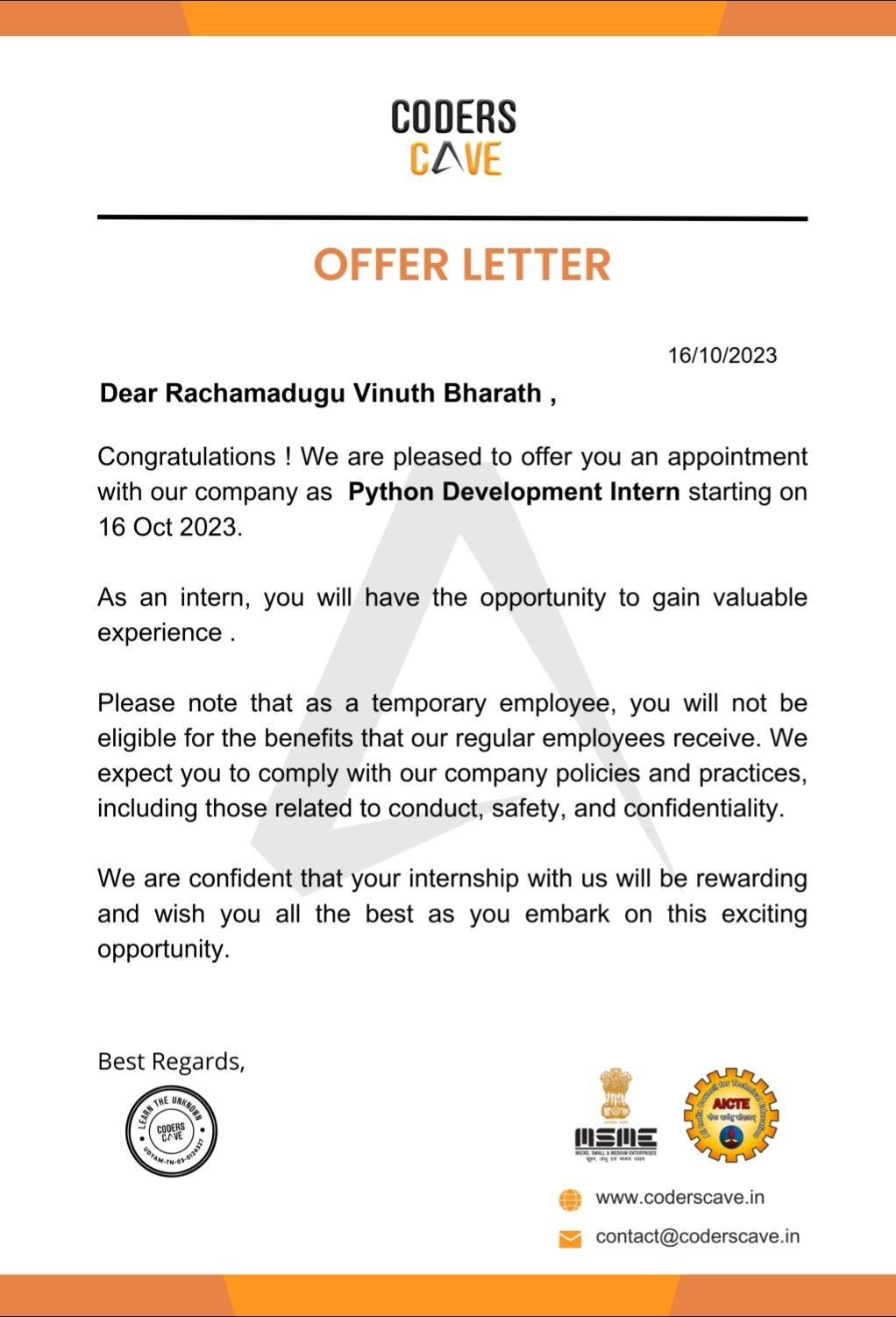 vinuth bharath Rachamadugu on LinkedIn: Hello LinkedIn ๐ Happy to share ... vinuth bharath Rachamadugu on LinkedIn: Hello LinkedIn ๐ Happy to share ...