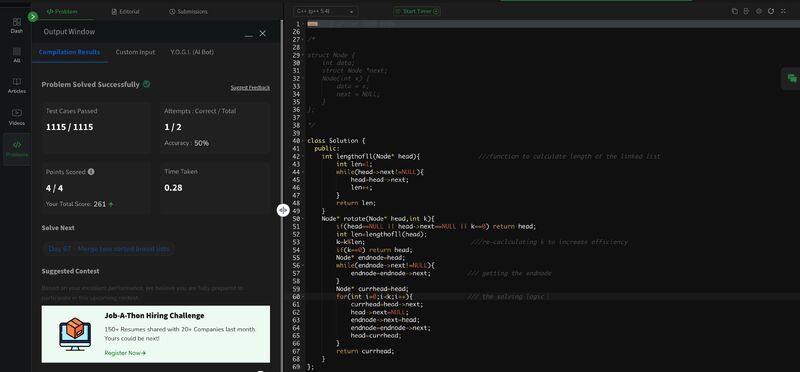 #dsa #day64 #geeksforgeeks #linkedlist #pointermanipulation… | AAYUSH YADAV #dsa #day64 #geeksforgeeks #linkedlist #pointermanipulation… | AAYUSH YADAV