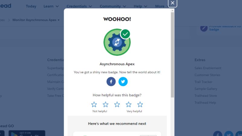 Completed Asynchronous Apex badge on Trailhead | Indhu Kumar posted on ... Completed Asynchronous Apex badge on Trailhead | Indhu Kumar posted on ...