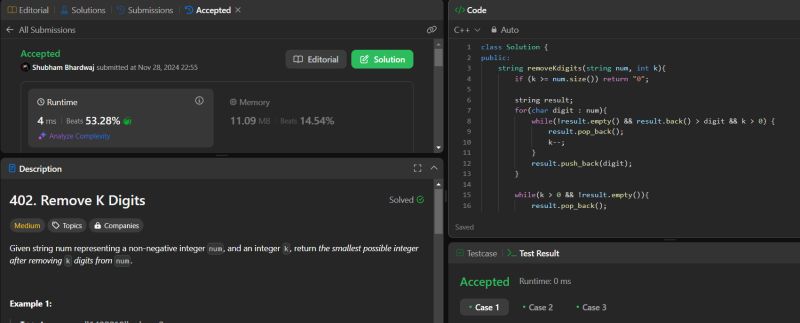 Shubham Bhardwaj on LinkedIn: #100daysofcode #leetcode #cpp # ... Shubham Bhardwaj on LinkedIn: #100daysofcode #leetcode #cpp # ...