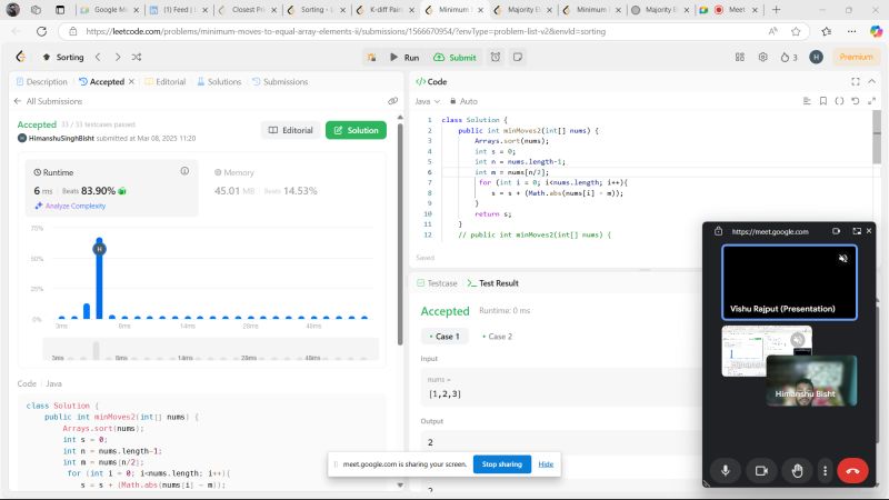 #dsa #codingchallenge #day53 #keepgoing #stayconsistent | Himanshu Bisht #dsa #codingchallenge #day53 #keepgoing #stayconsistent | Himanshu Bisht