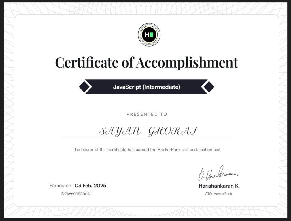 Sayan Ghorai on LinkedIn: #javascript #codingjourney #problemsolving # ... Sayan Ghorai on LinkedIn: #javascript #codingjourney #problemsolving # ...
