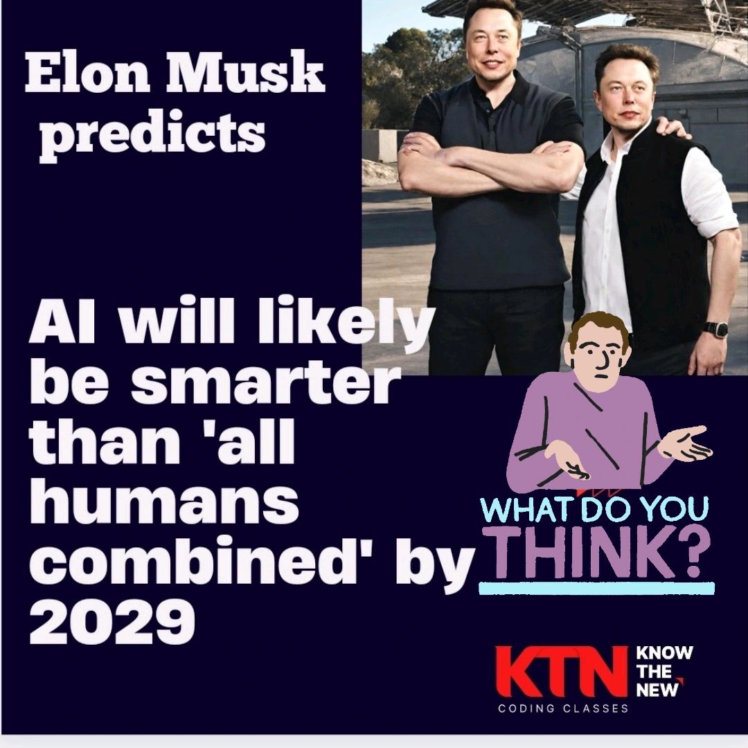 Elon Musk predicts AI will likely be smarter than 'all humans combined ... Elon Musk predicts AI will likely be smarter than 'all humans combined ...
