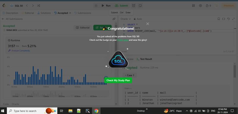 RANA Moi on LinkedIn: #leetcode #sql #sqlchallenges #programmingskills ... RANA Moi on LinkedIn: #leetcode #sql #sqlchallenges #programmingskills ...