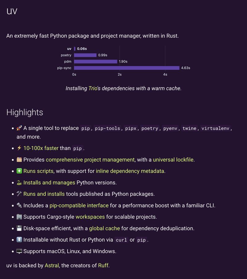 Anup Kumar on LinkedIn: 🚀 Switching to UV: The Ultimate Python Package ... Anup Kumar on LinkedIn: 🚀 Switching to UV: The Ultimate Python Package ...