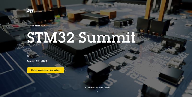 Amit KUMAR on LinkedIn: Join the STM32 Summit online, on March 19th! Amit KUMAR on LinkedIn: Join the STM32 Summit online, on March 19th!
