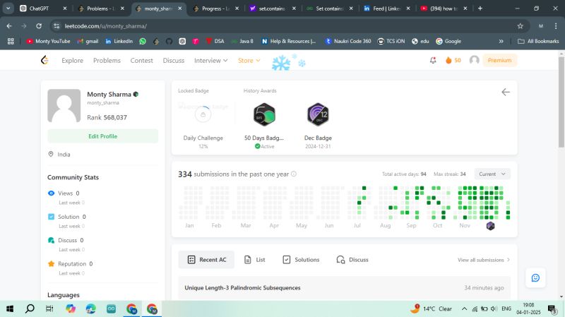 Monty Sharma on LinkedIn: #leetcode #codingjourney #problemsolving # ... Monty Sharma on LinkedIn: #leetcode #codingjourney #problemsolving # ...