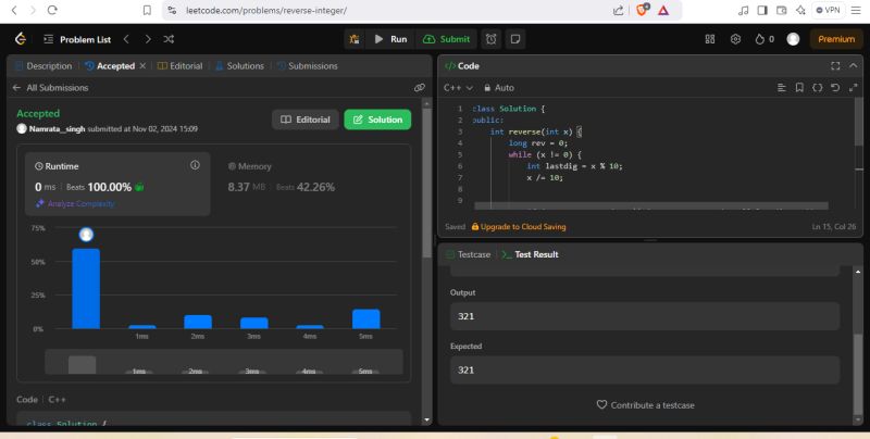 Namrata Singh on LinkedIn: #day7 #leetcode #coding Namrata Singh on LinkedIn: #day7 #leetcode #coding