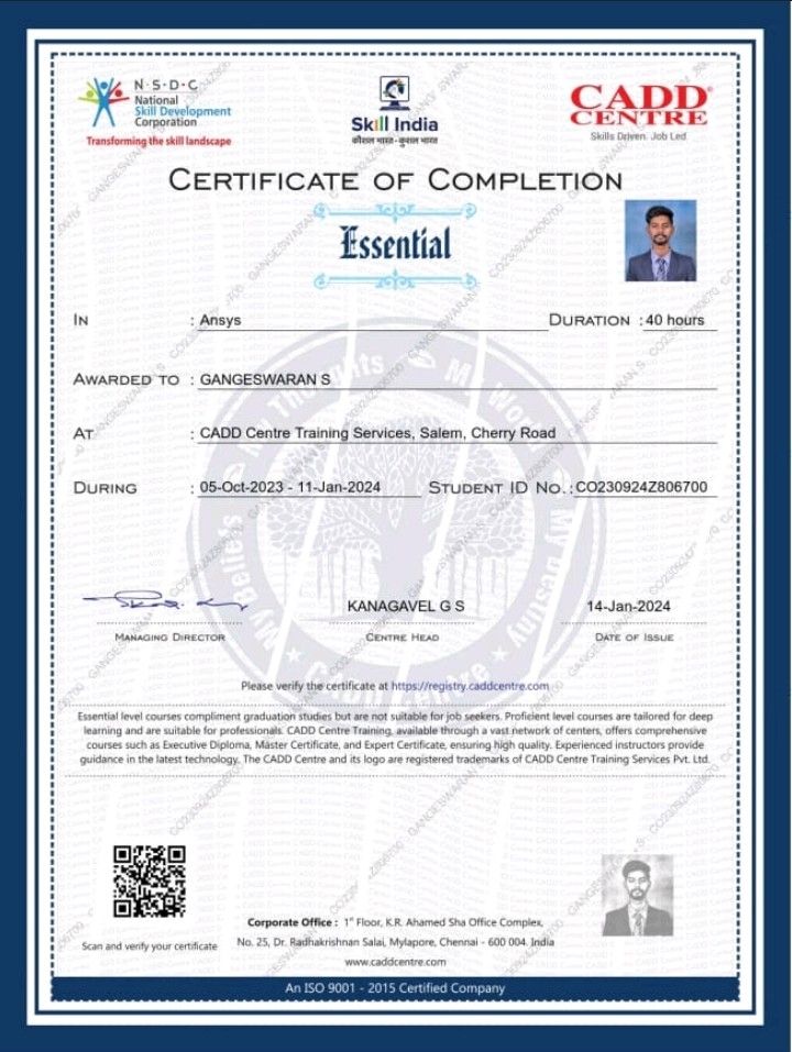 GANGESWARAN S on LinkedIn: ansys workbench for analysis process GANGESWARAN S on LinkedIn: ansys workbench for analysis process