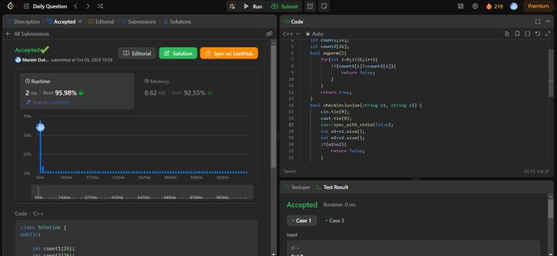 Manish Dutt S on LinkedIn: #dailyleetcodechallenge #leetcode # ... Manish Dutt S on LinkedIn: #dailyleetcodechallenge #leetcode # ...