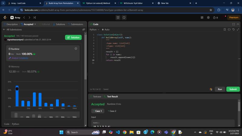 #100daysofcode #day5 #leetcode #python #dsa #codingchallenge ... #100daysofcode #day5 #leetcode #python #dsa #codingchallenge ...
