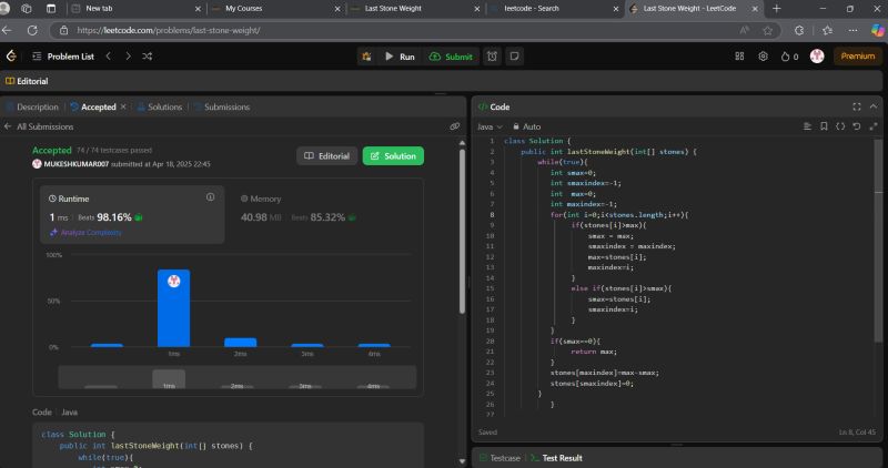 #100daysofcode #100dayschallenge #leetcode #java #dsa #greedyalgorithm ... #100daysofcode #100dayschallenge #leetcode #java #dsa #greedyalgorithm ...