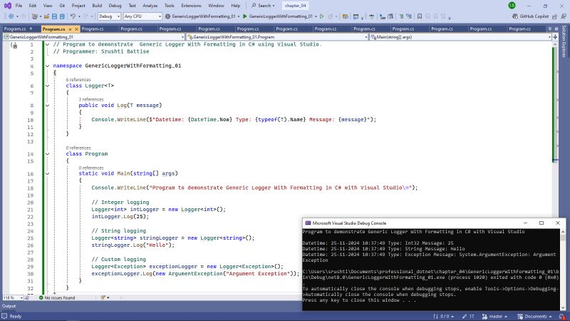 Srushti Battise on LinkedIn: #programmer #coding #microsoft #csharp # ... Srushti Battise on LinkedIn: #programmer #coding #microsoft #csharp # ...