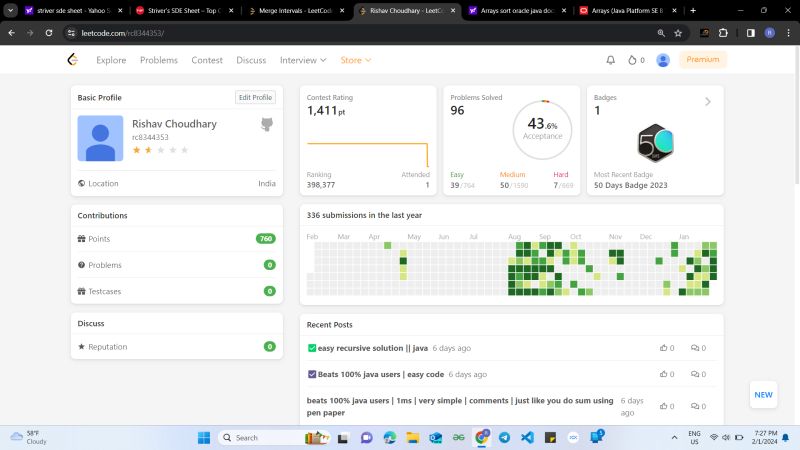 Rishav Choudhary on LinkedIn: #striverssdesheet #dsa #leetcode #coding ... Rishav Choudhary on LinkedIn: #striverssdesheet #dsa #leetcode #coding ...