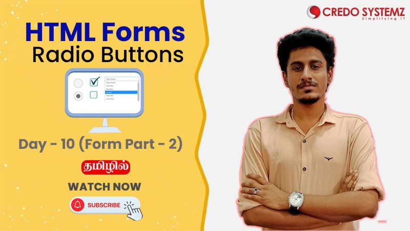 Day 10 of HTML Forms for web development | Credo Systemz posted on the ... Day 10 of HTML Forms for web development | Credo Systemz posted on the ...