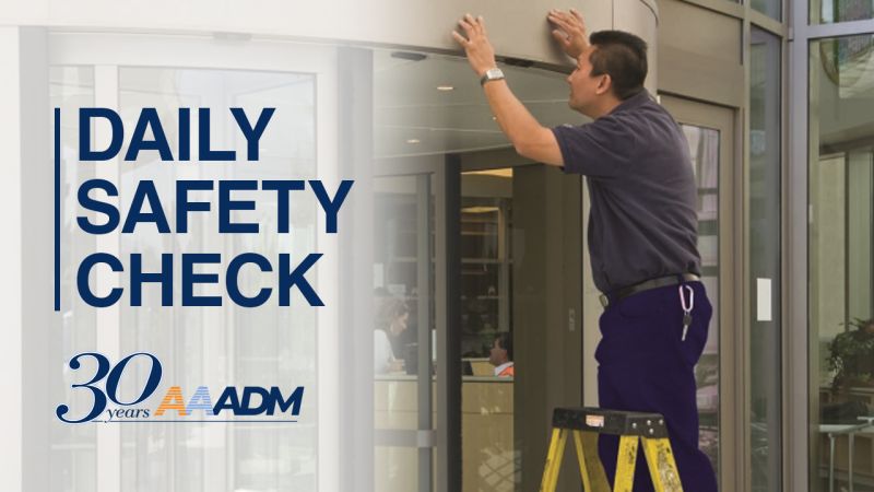 American Association of Automatic Door Manufacturers (AAADM) on ... American Association of Automatic Door Manufacturers (AAADM) on ...