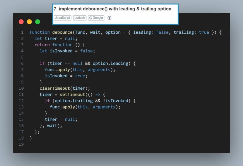 Debounce in JavaScript: A Google Interview Question | Sumanth Konthala ... Debounce in JavaScript: A Google Interview Question | Sumanth Konthala ...