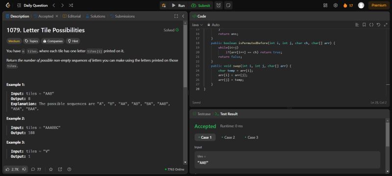 #100daysofleetcode #leetcode #coding #100daysofcode #problemsolving ... #100daysofleetcode #leetcode #coding #100daysofcode #problemsolving ...