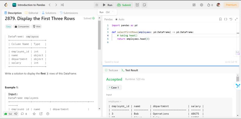 Rohit Jangid ️ on LinkedIn: #day3 #pandas #datamanipulation #leetcode # ... Rohit Jangid ️ on LinkedIn: #day3 #pandas #datamanipulation #leetcode # ...