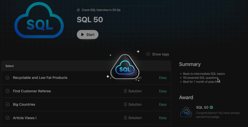 Aaryan Shah on LinkedIn: #sql #leetcode #achievementunlocked # ... Aaryan Shah on LinkedIn: #sql #leetcode #achievementunlocked # ...
