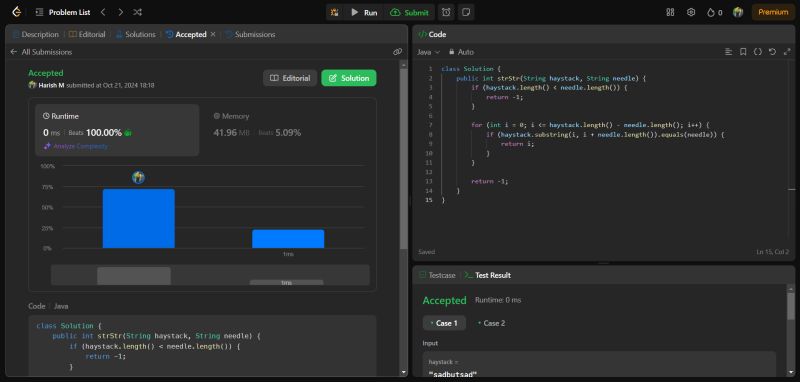 Harish Murugesan on LinkedIn: #30daysofcode #leetcode Harish Murugesan on LinkedIn: #30daysofcode #leetcode