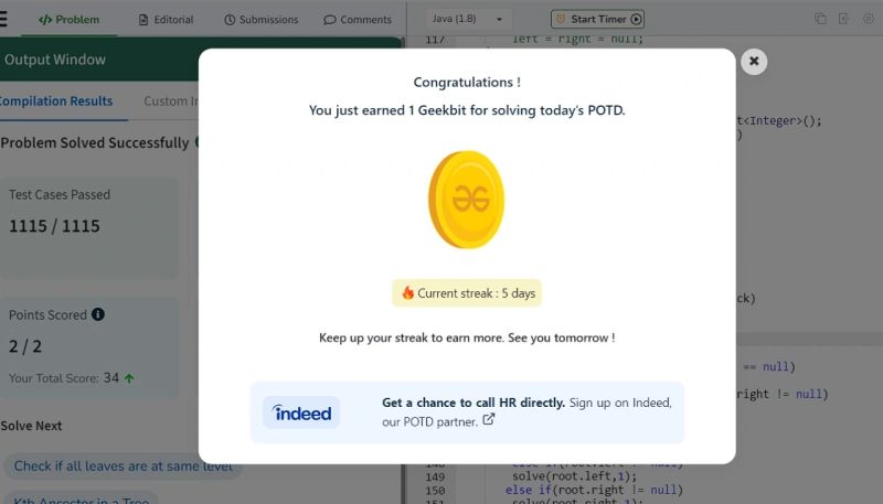#potd #geeksforgeeks #leetcode #problemsolving #coding | Srikanth K #potd #geeksforgeeks #leetcode #problemsolving #coding | Srikanth K