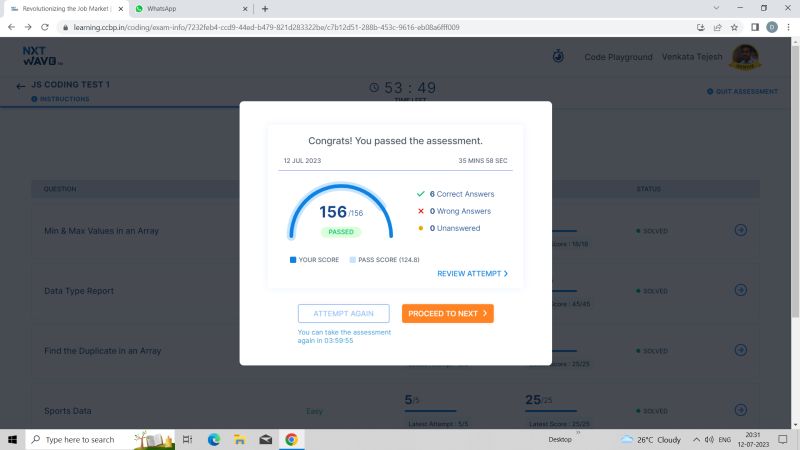 Venkata Tejesh Dumpala on LinkedIn: #connections #nxtwave #ccbpian # ... Venkata Tejesh Dumpala on LinkedIn: #connections #nxtwave #ccbpian # ...