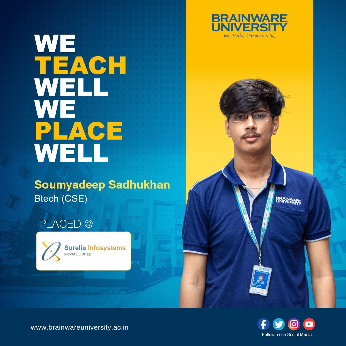 Brainware University on LinkedIn: #btech #btechcse #placementdrive # ... Brainware University on LinkedIn: #btech #btechcse #placementdrive # ...