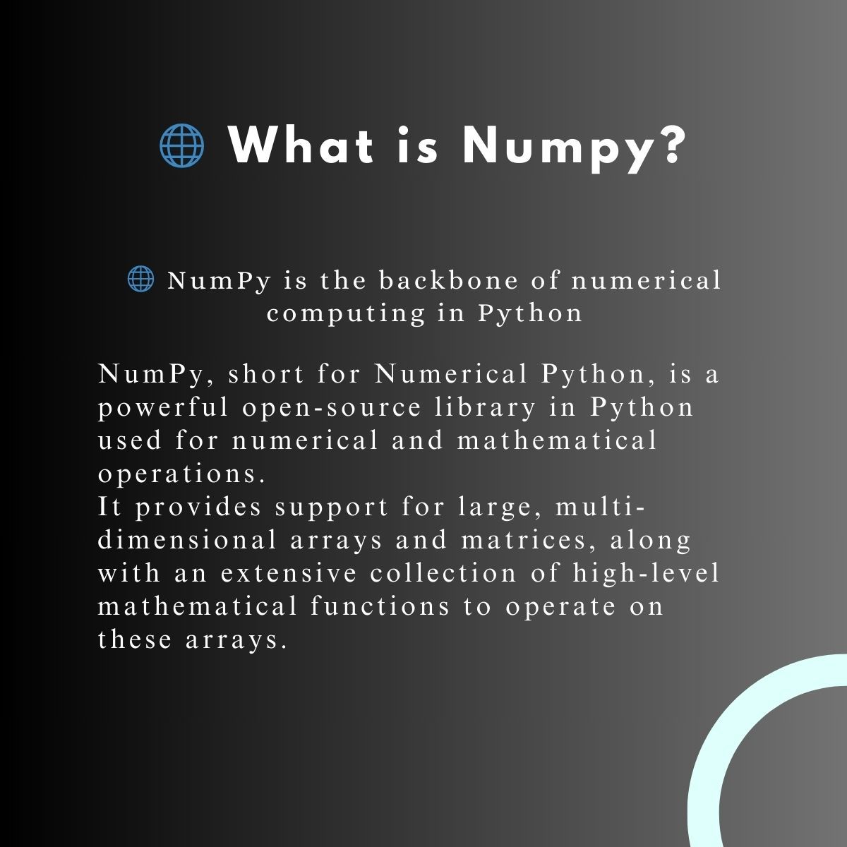 TUSHAR PAHADE on LinkedIn: #numpy #python #datascience #programming # ... TUSHAR PAHADE on LinkedIn: #numpy #python #datascience #programming # ...