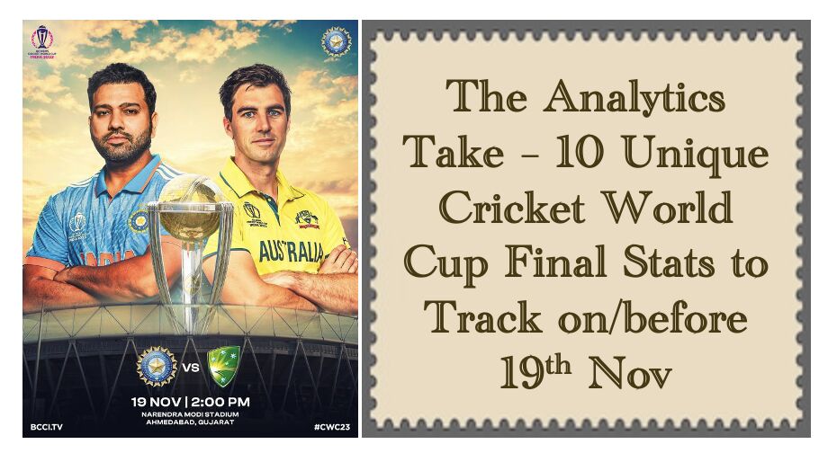 Cricket World Cup Final Stats to Track on/before 19th Nov | Abhay Gupta ... Cricket World Cup Final Stats to Track on/before 19th Nov | Abhay Gupta ...