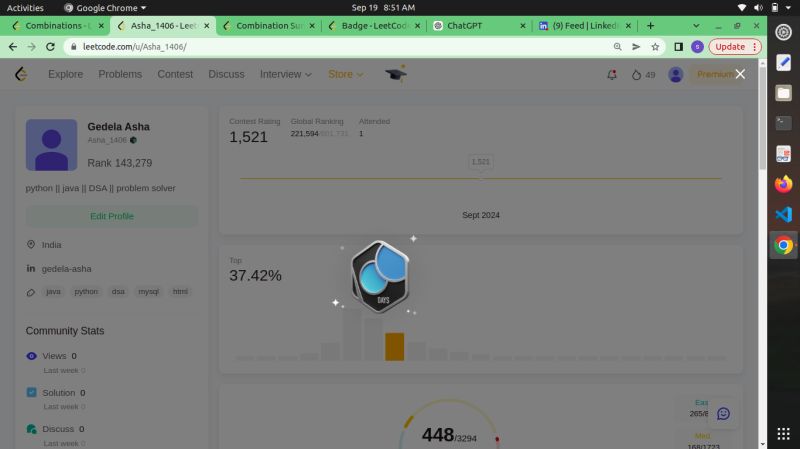 Gedela Asha on LinkedIn: #leetcode #100daysofcode #coding # ... Gedela Asha on LinkedIn: #leetcode #100daysofcode #coding # ...