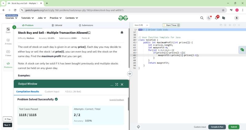 Sindhu V on LinkedIn: #gfg160 #problemsolvingjourney #dsa #learntocode ... Sindhu V on LinkedIn: #gfg160 #problemsolvingjourney #dsa #learntocode ...