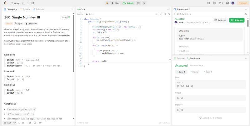 Resolved One LeetCode Problem | Cherakala Gireesh posted on the topic ... Resolved One LeetCode Problem | Cherakala Gireesh posted on the topic ...