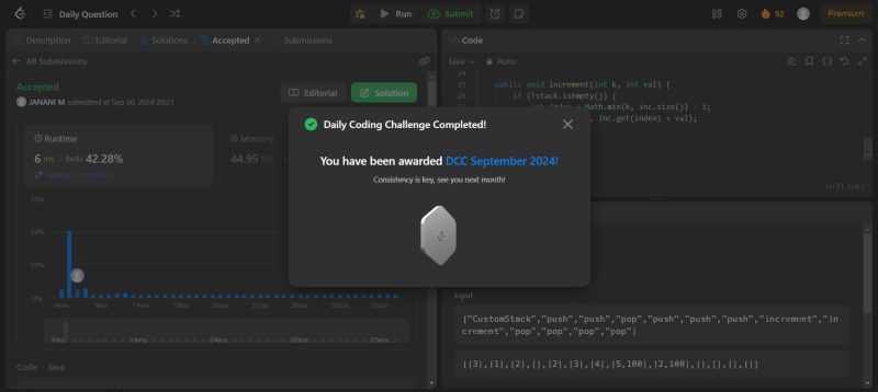 Janani Mohan on LinkedIn: #leetcode #codingchallenge #ai #datascience # ... Janani Mohan on LinkedIn: #leetcode #codingchallenge #ai #datascience # ...